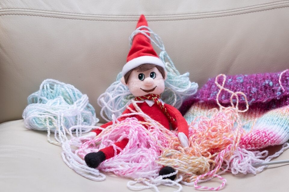 Manualidades para niños: travesuras del Duende de Santa