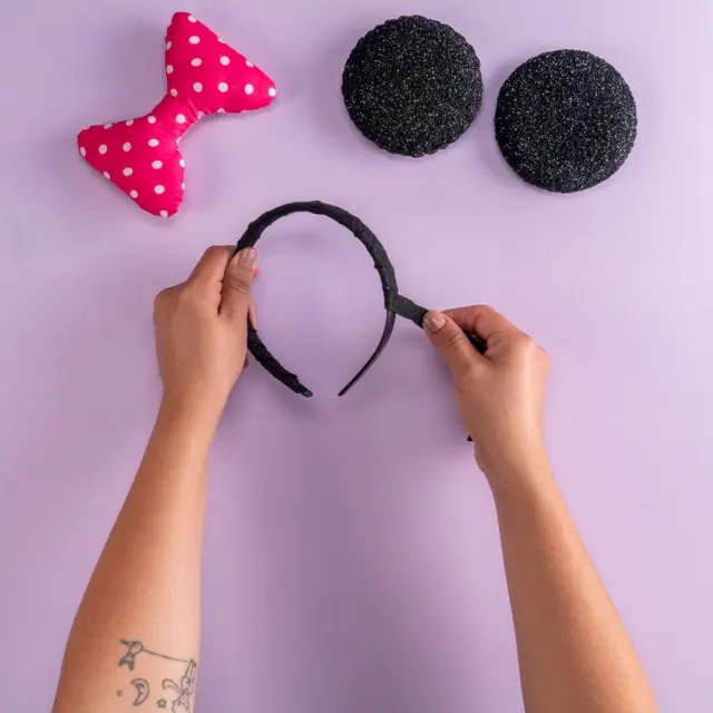 Plantilla Para Hacer Orejas De Minnie Mouse